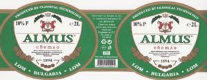 Drink Label: Almus svetlo (Pivovara Lom, BulgariaCol:BG-BEER-001389