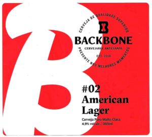 Drink Label: Backbone #02 American Lager (Cervejaria Sud Brau Ltda ...