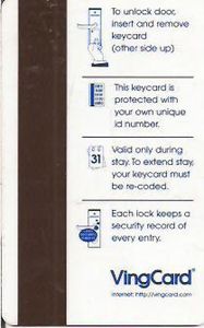 Hotel Card: VingCard (VingCard (Manufacturer), Manufacturers) Col:MNF-00112