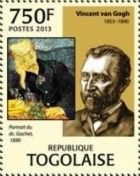 Stamp: Painting by Vincent van Gogh (Togo(Vincent van Gogh, 160th Birth ...