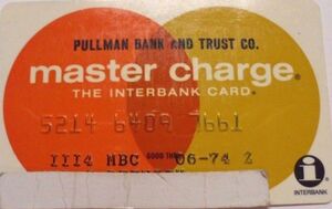 Bank Card: Master Charge (Pullman Bank, United States of AmericaCol:US ...