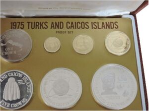 Coin: Various Crowns (Proof set 1975 - Age of exploration) (Turks and ...
