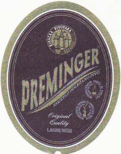 Drink Label: Preminger (Pivara Bihac, Bosnia and HerzegovinaCol:BA-BEER ...