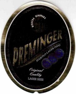 Drink Label: Preminger (Pivara Bihac, Bosnia and HerzegovinaCol:BA-BEER ...