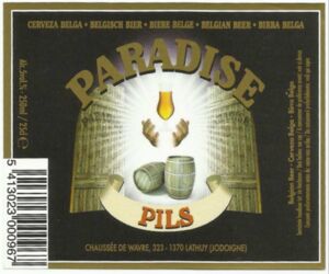 Drink Label: Paradise Pils (Brasserie de Silly, BelgiumCol:BE-BEER-024979