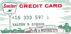 Bank Card: Credit Card (Sinclair, United States of AmericaCol:US-GM-0266