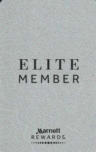 Hotel Card: Elite Member - Marriott Rewards (Marriott, United States of ...