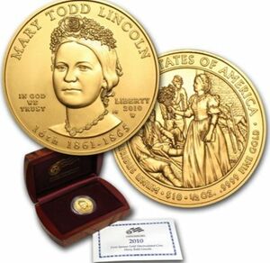 Coin: 10 Dollars (Mary Todd Lincoln) (United States of America) (B06c ...