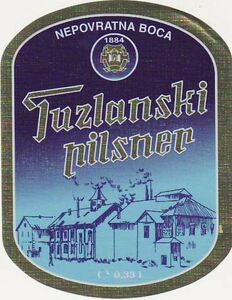 Etikete pića: Tuzlanski Pilsner (Tuzlanska pivara, Bosna i ...