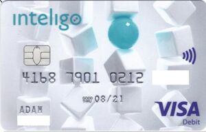 Bank Card: Inteligo Visa (PKO Bank Polski, PolandCol:PL-VI-0047.03