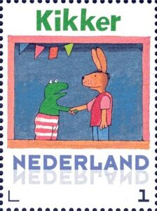 Stamp: Frog and a very special day (Netherlands: Personalized stamps ...