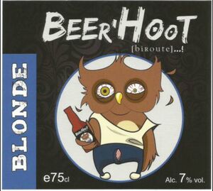 Drink Label: Beer'Hoot (Brasserie de Silly, BelgiumCol:BE-BEER-025058