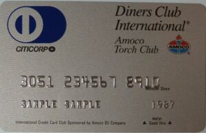 Bank Card: Diners Club International Amoco (Citicorp Services Inc ...