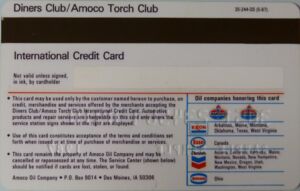 Bank Card: Diners Club International Amoco (Citicorp Services Inc ...
