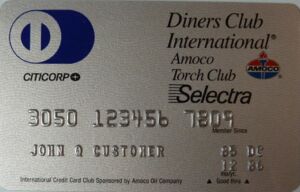 Bank Card: Diners Club International Amoco Selectra (Citicorp Services ...