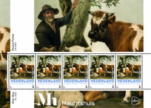 Stamp: Paulus Potter, The Bull (Netherlands: Personalized stamps ...