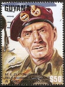 Stamp: M.E.Clifon James as M. Montgomery in "I Was Munty's Double ...