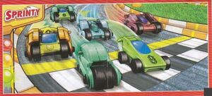 Meal Toy: Race car (Kinder Surprise, Europe) (Kinder - Sprinty - Race ...