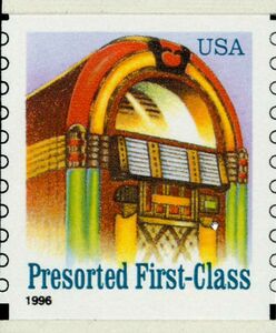 Stamp: Juke Box - Presorted First Class (United States of America ...