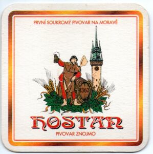 Biscuit: Hostan (Pivovar Hostan (Starobrno - Heineken), CehiaCol:CZ-000061
