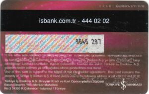Bank Card: Maximum (Türkiye İş Bankası, Turkey) Col:TR-MC-0029-3