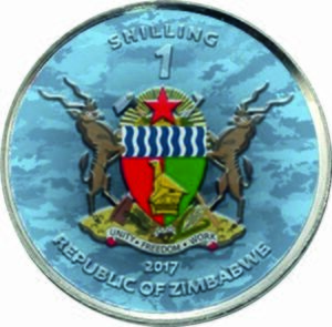 Coin: 1 Shilling (F-86 Sabre) (Zimbabwe(2017 - The best Military ...