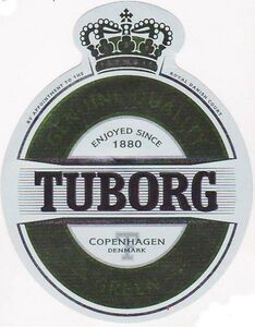 Drink Label: Tuborg Green (Pivara Čelarevo /Carlsberg Serbia/, SerbiaCol:RS-BEER-000346