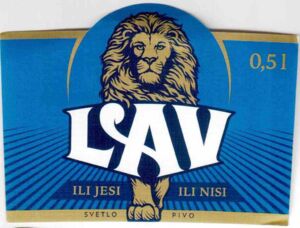 Drink Label: Lav (Pivara Čelarevo /Carlsberg Serbia/, SerbiaCol:RS-BEER-000372