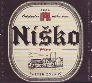 Drink Label: Niško (Pivara Niš, SerbiaCol:RS-BEER-000416