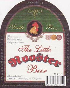 Drink Label: Rooster Beer (Pivara Zrenjanin, SerbiaCol:RS-BEER-000516