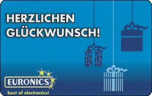Gift Card: Herzlichen Glückwunsch! (Euronics XXL Klaiber GmbH ...