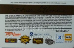Bank Card: Shell Signature (Shell Oil Company, United States of ...