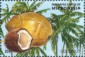 Stamp: Coconut (Micronesia, Federated States of) (Fruits and Flowers ...