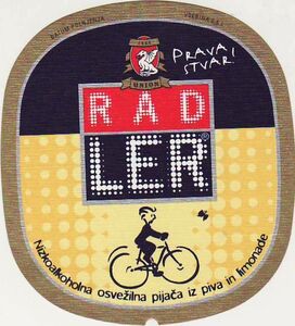 Drink Label: Radler (Pivovarna Union Ljubljana, SloveniaCol:SI-BEER-000343
