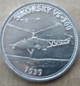 Token: Sikorsky VS-300 (Venezuela(Advertising Tokens) Col:VE-000091