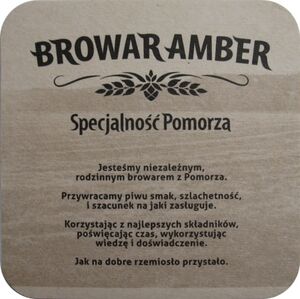 Beer Coaster: Browar Amber (Browar Amber, PolandCol:PL-001837