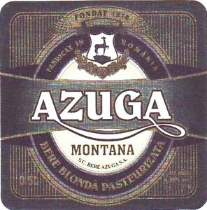 Drink Label: Azuga Montana (Fabrica de bere Azuga, RomaniaCol:RO-BEER ...