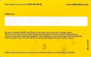 Functional Card: Shell - Partner Card (Filling Stations, Türkiye ...