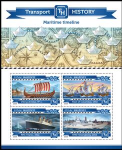 Stamp: Maritime timeline (Maldives(Transport History: Maritime timeline ...