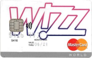 Tarjeta de Banco: Wizz world contactless (BancPost, RumaníaCol:RO-MC ...