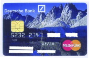 Bank Card: Deutsche Bank Mountains (Deutsche Bank, Germany, Federal ...