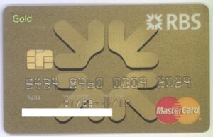 Bank Card: The Royal Bank Of Scotland RBS Mastercard Gold (Royal Bank ...