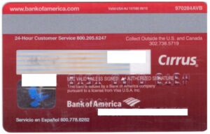 Bank Card: Bank of America signature Cash rewards (Bank of America ...