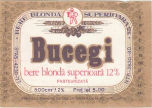 Drink Label: Bucegi (Bere Rahova Bucuresti, RomaniaCol:RO-BEER-000864