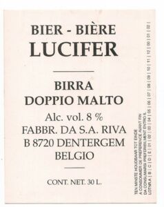 Drink Label: Lucifer (Brouwerij Riva, BelgiumCol:BE-BEER-025191
