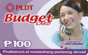 Phonecard: Budget Card - Girl with phone (Remote Memory Philippines ...
