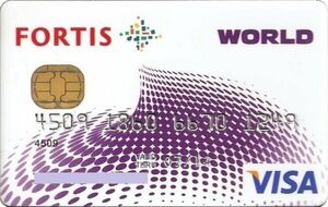 Bank Card: Fortis World (Fortis Bank, Türkiye (Turkey)Col:TR-VI-0404