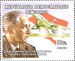 Stamp: Sir Edward Victor Appleton (Congo, Democratic Republic (Kinshasa ...