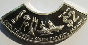 Coin: 2 Dollars (Cook Islands, Fiji, Samoa Tripartite Fan-Shaped) (Cook ...