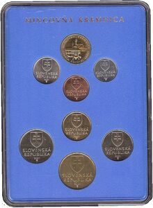 Coin: Various Korun (Mint set 2001) (Slovakia(1993~2008 - Mint sets ...